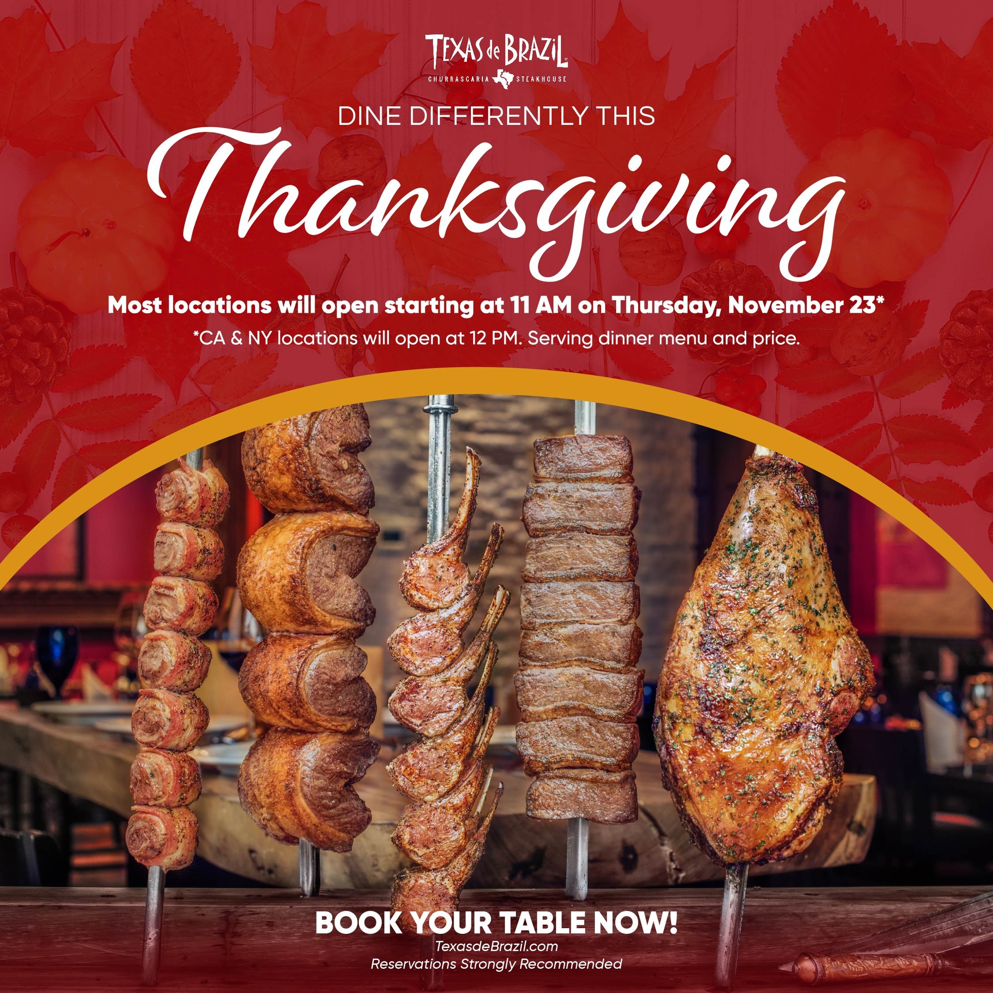Spend Thanksgiving Day at these Easton Restaurants - Easton Town Center